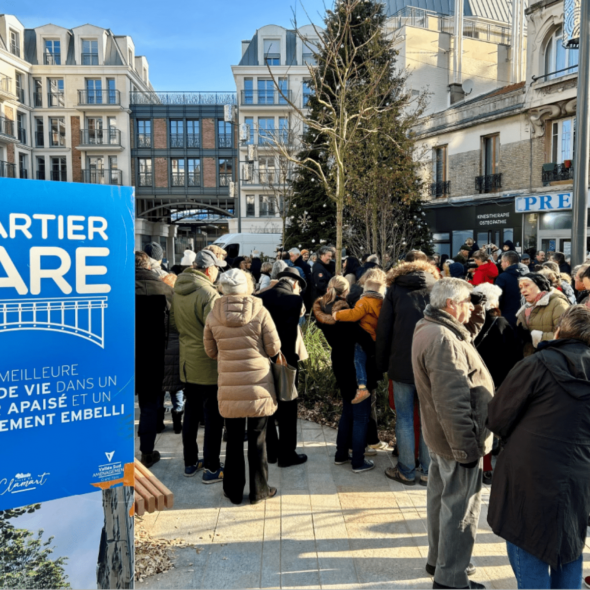 Inauguration place de la gare et rue Hébert | VILLE DE CLAMART